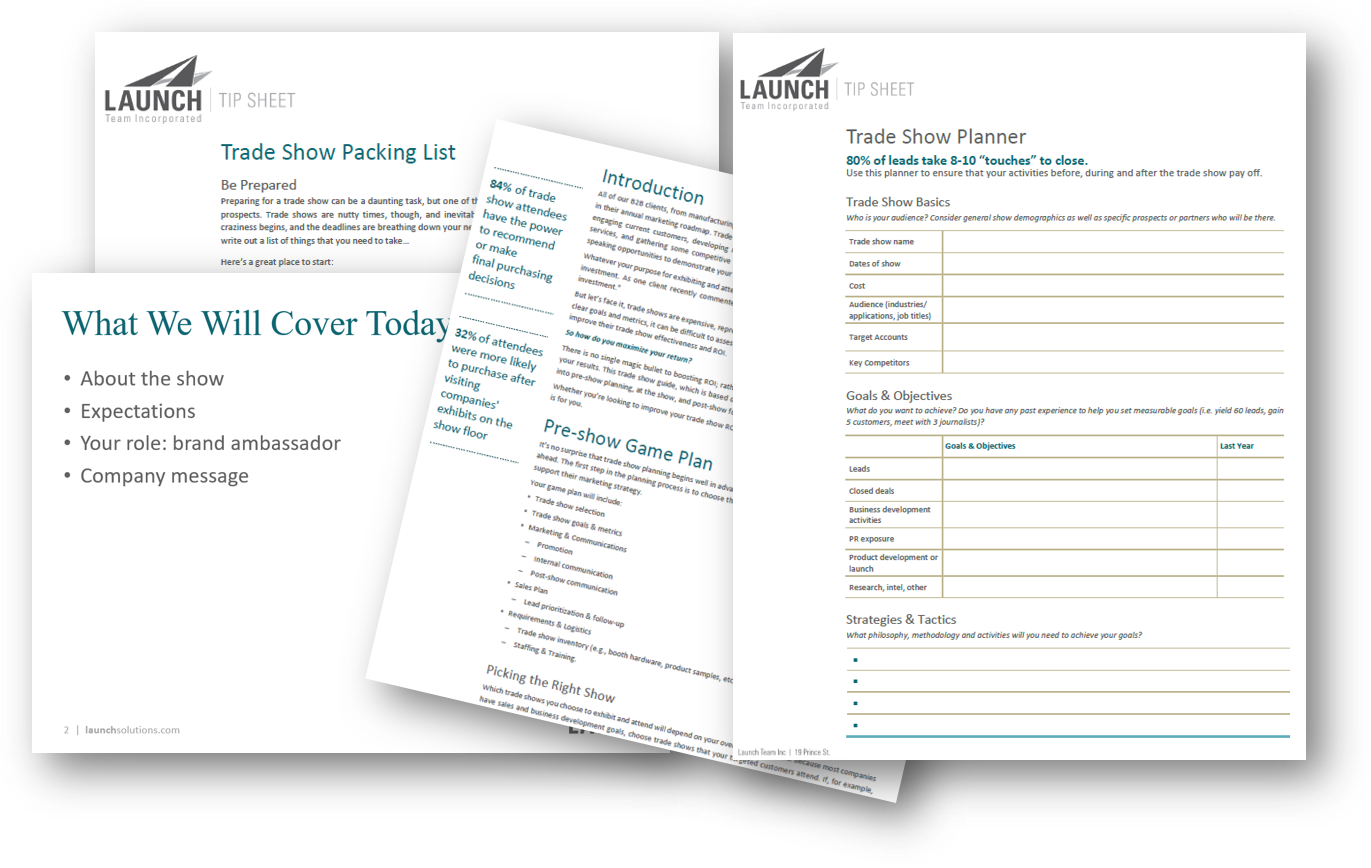 The Definitive Trade Show Planning Kit
